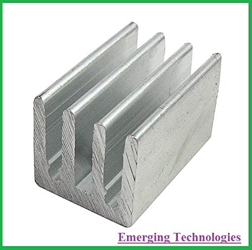 Heat sink 16x20x13mm Aluminum 4 Fins HS49 TO220 ET8086 – EMERGING ...