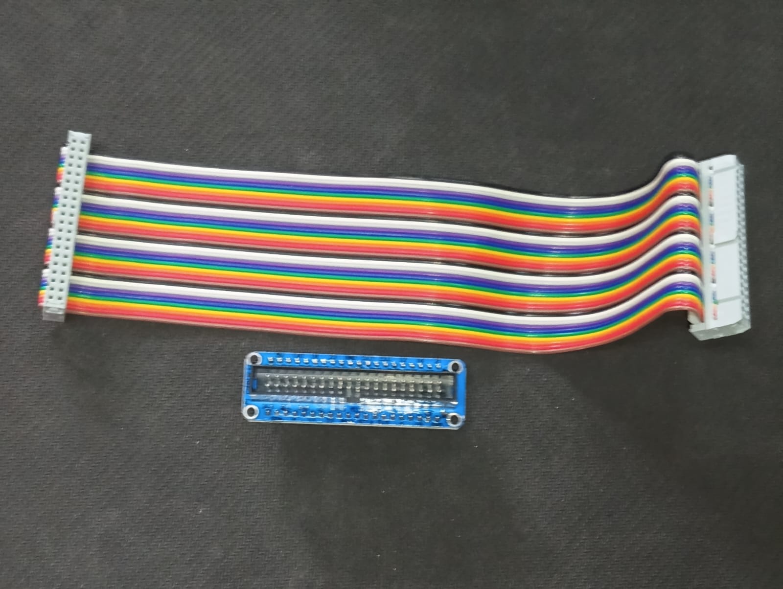 40 PIN GPIO STRIGHT WITH 40 PIN CABLE FOR RASPBERRY PI ETD11122 ...