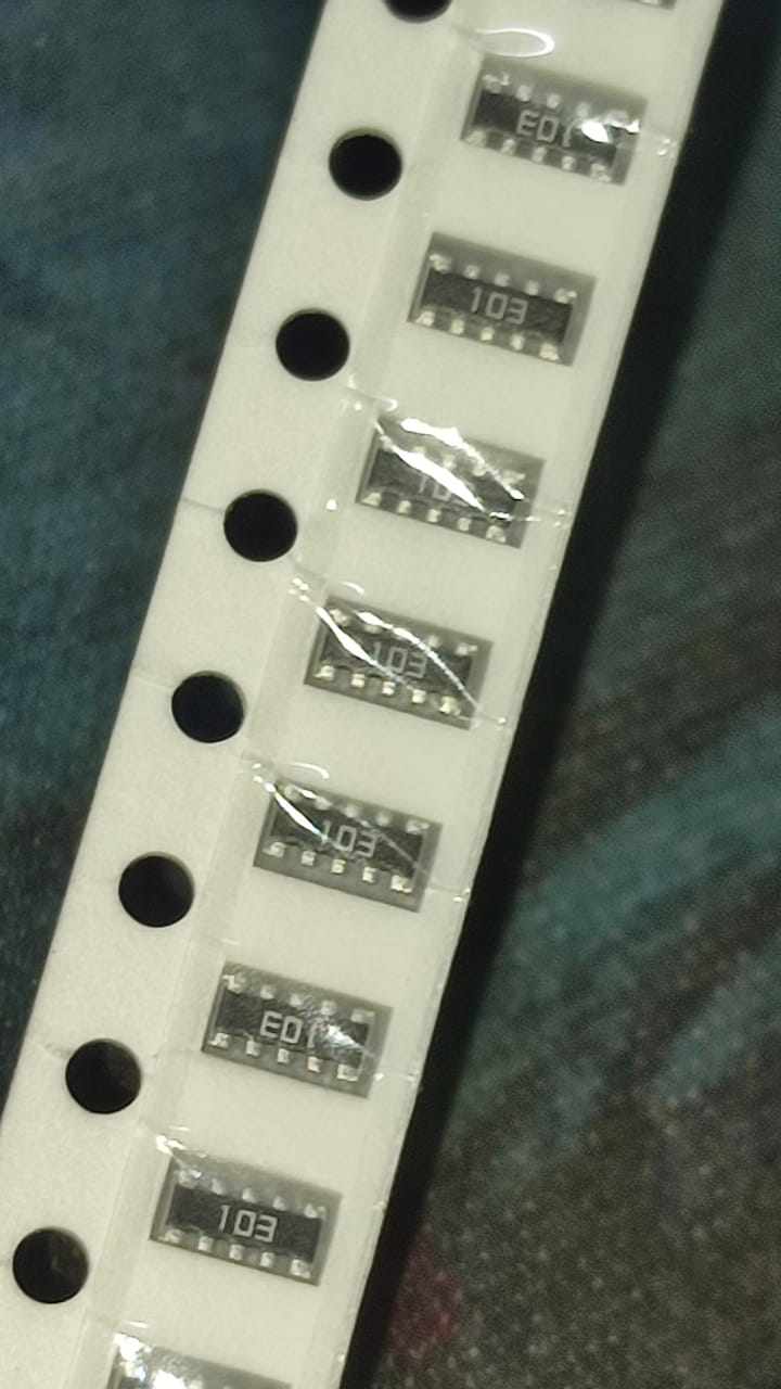 10k Resistor Networks 10 pin YC158TJR-0710KL SMD-10P,3.2x1.6mm 62.5mW ...