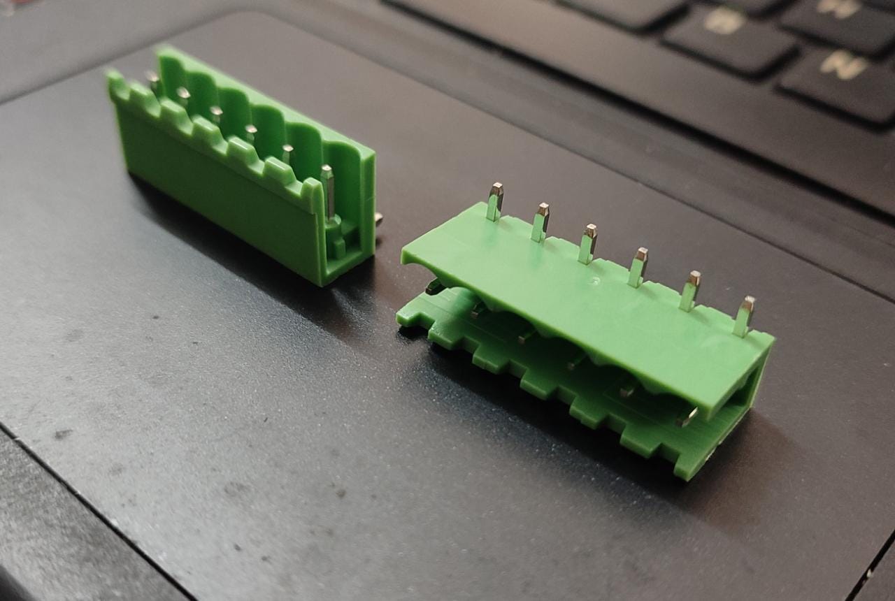 XY2500 6pin male right angle Terminal Block Connectors 5.08mm pitch 15 ...